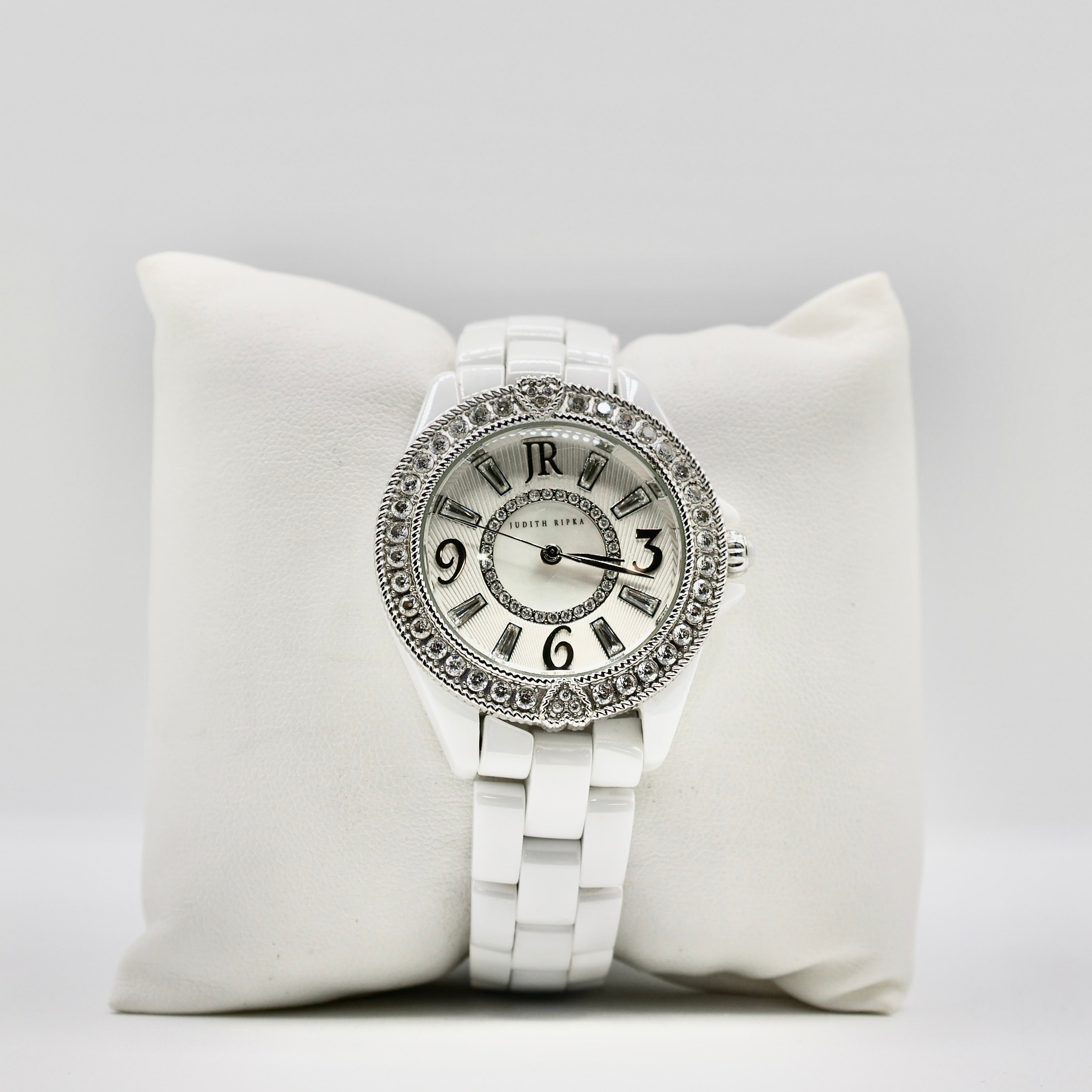 Judith Ripka White Ceramic Watch – Annie McConnell's Renewed Elegance